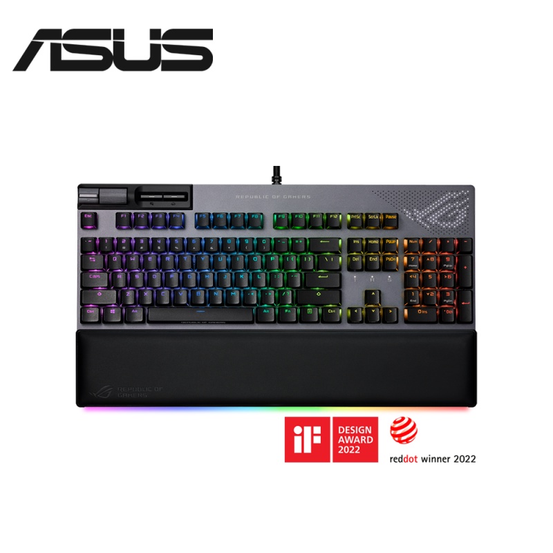 ASUS ROG Strix Flare II Animate RGB Gaming Keyboard (Swappable ROG NX ...