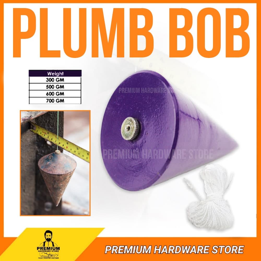 PREMIUM Vertical Plumb Bob Household Straight Line Hanging Leveling ...