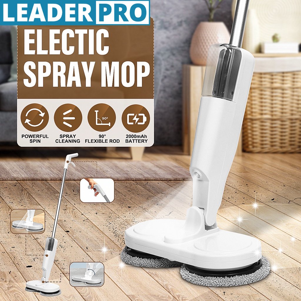 Cordless Electric Mopping Handheld Mop Water Spray Mop Electric Wiper ...