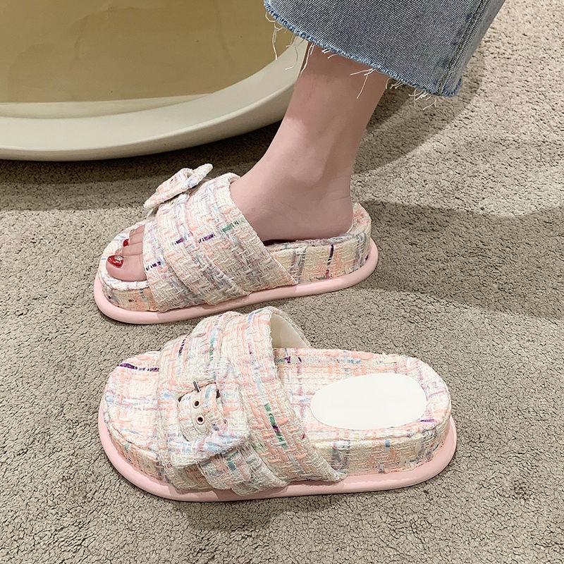Women Slippers 2025 New Style Summer Can Wear Outside Anti-slip Thick ...
