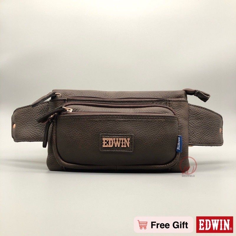 EDWIN PREMIUM LEATHER POUCH BAG ( EESW 38411 ) | Shopee Malaysia