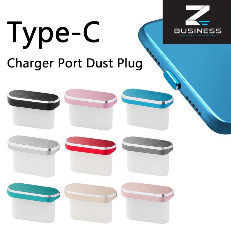 ZS Aluminum Alloy Dust-proof Type-C Charging Port Dust Plugs / Type C ...