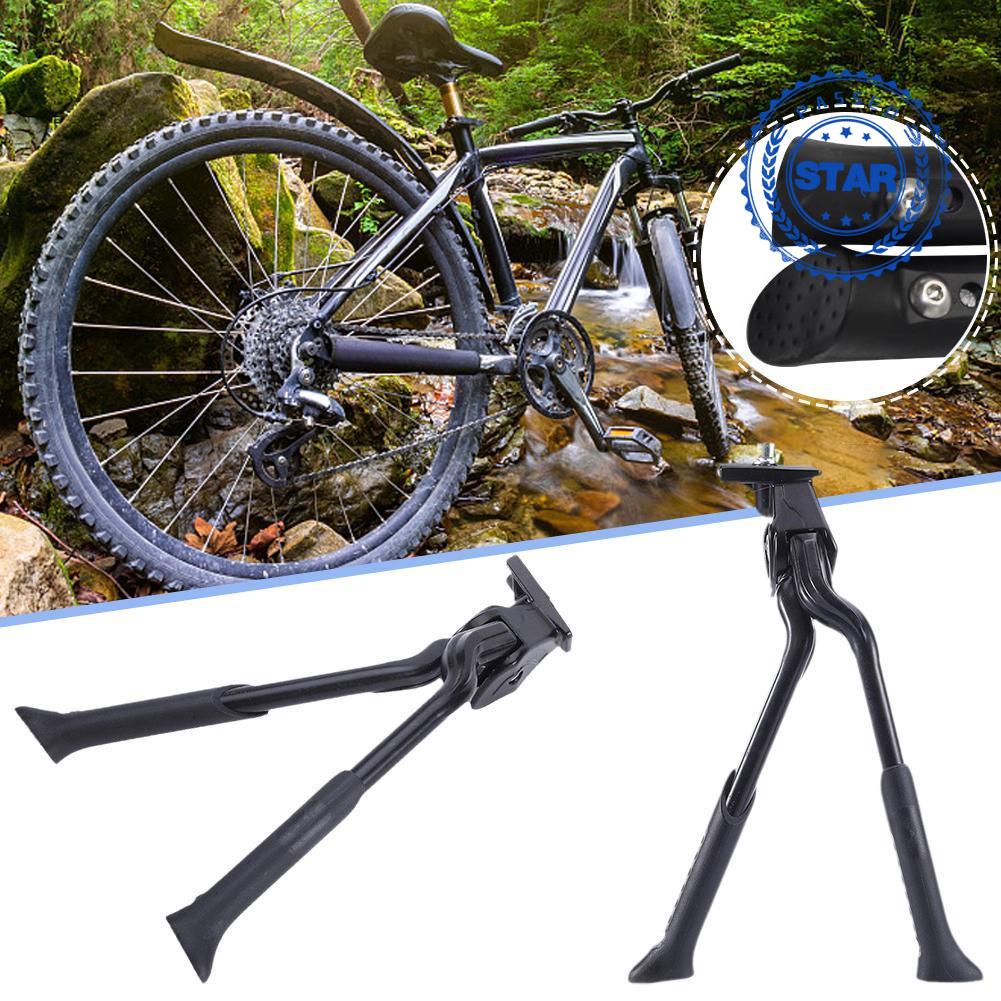 Double Leg Kickstand For Bike Center Mount Bicycle Stand Foldable Heavy ...