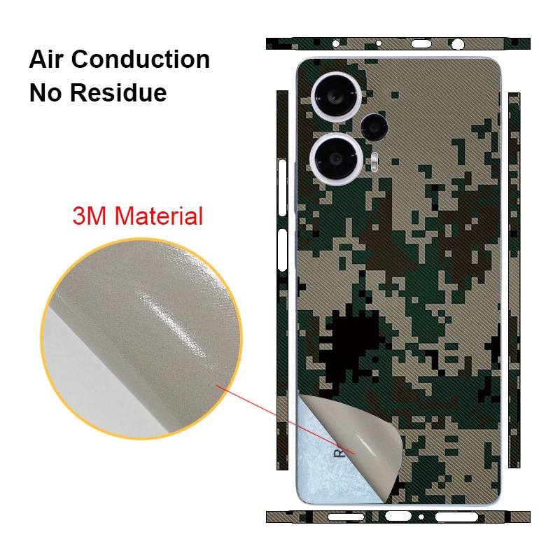 Transparent Decal Skin Xiaomi POCO F5 F6 F7 Pro F7 Ultra Back Screen ...