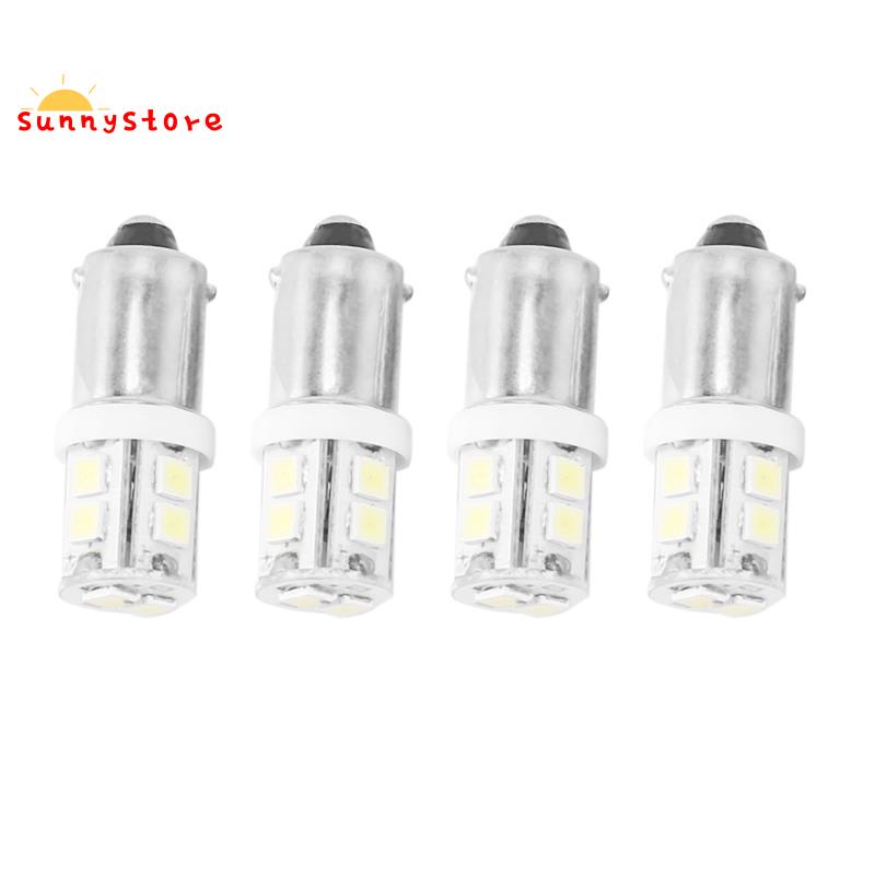 4x T11 BA9S T4W 233 BAYONET 10 SMD LED Car Wedge Interior Side Light ...