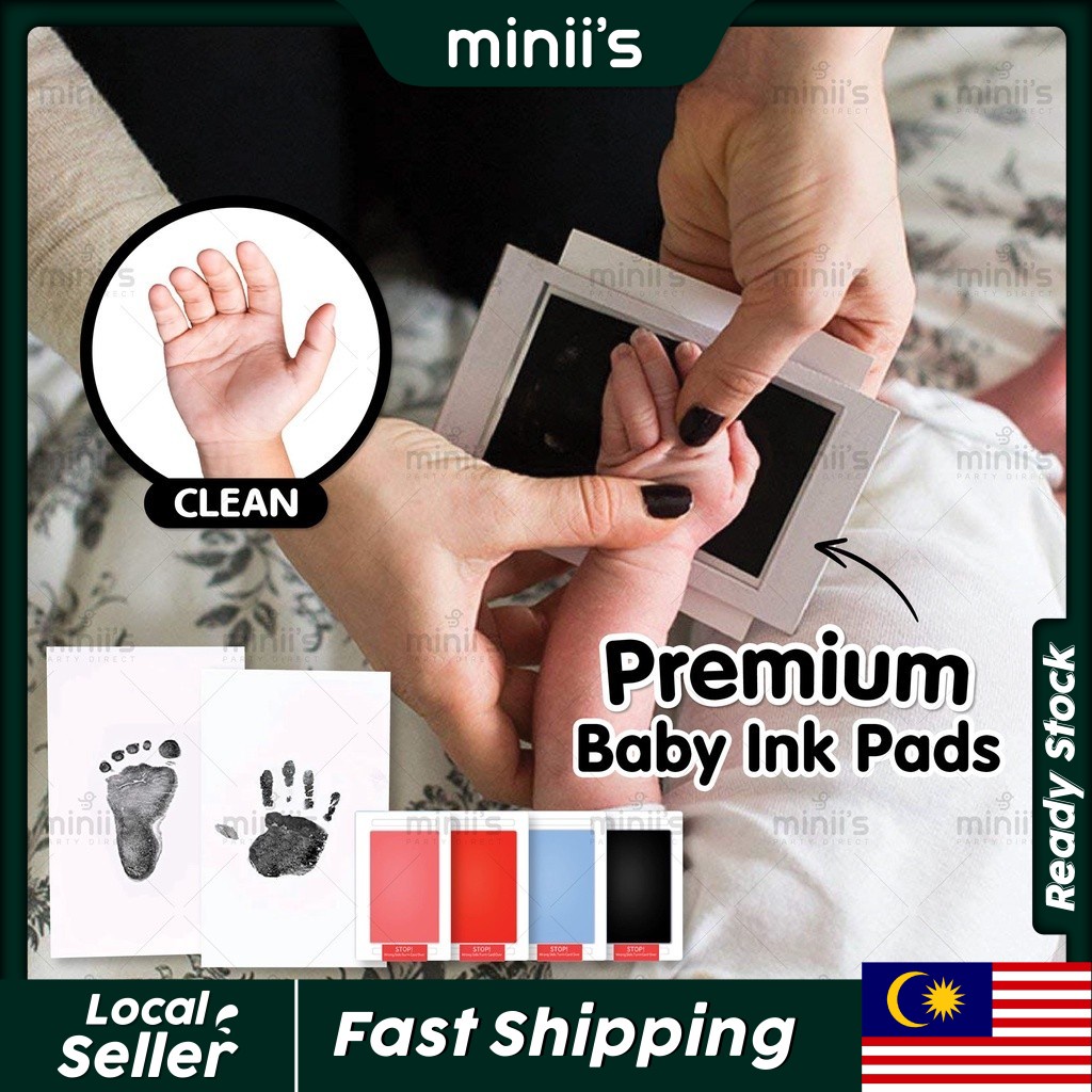 MINIIS Quick and Easy Baby Care Non-Toxic Ink Non touch Inkless Baby ...