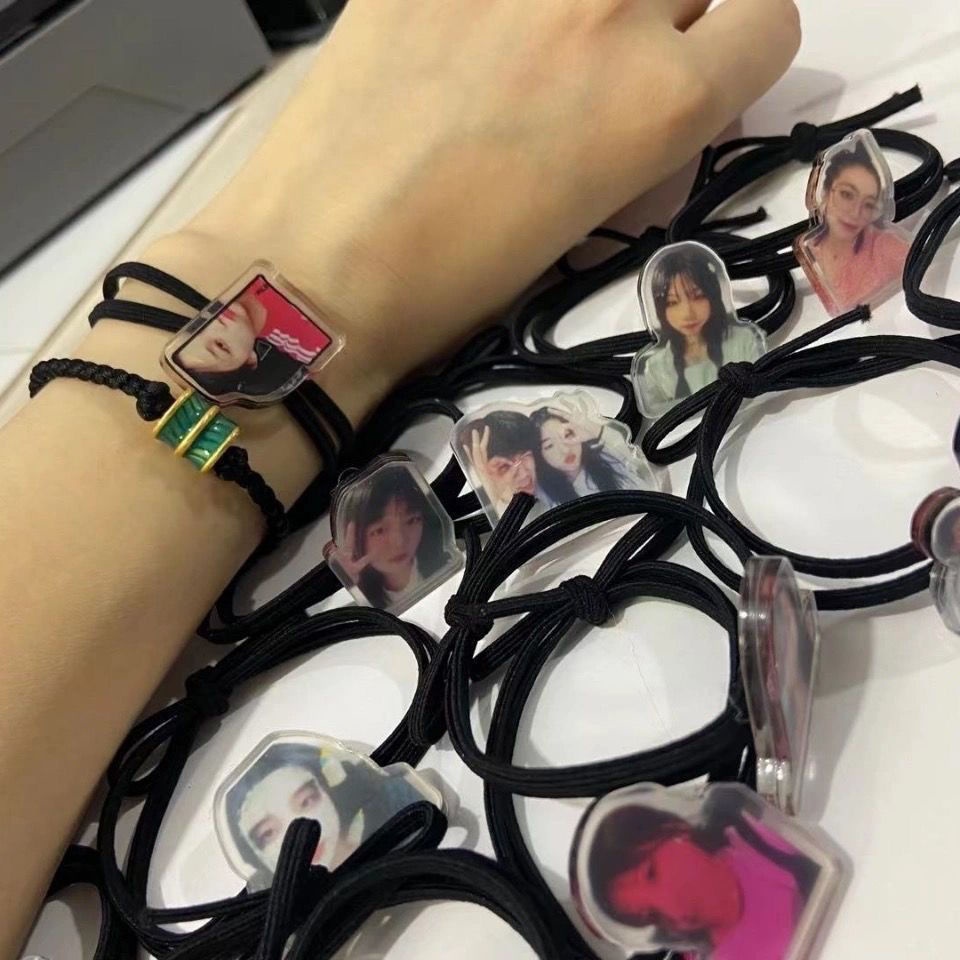 New Product Ready Stock Customized Photo Small Rubber Band Headband Tik ... New Product Ready Stock Customized Photo Small Rubber Band Headband Tik ...