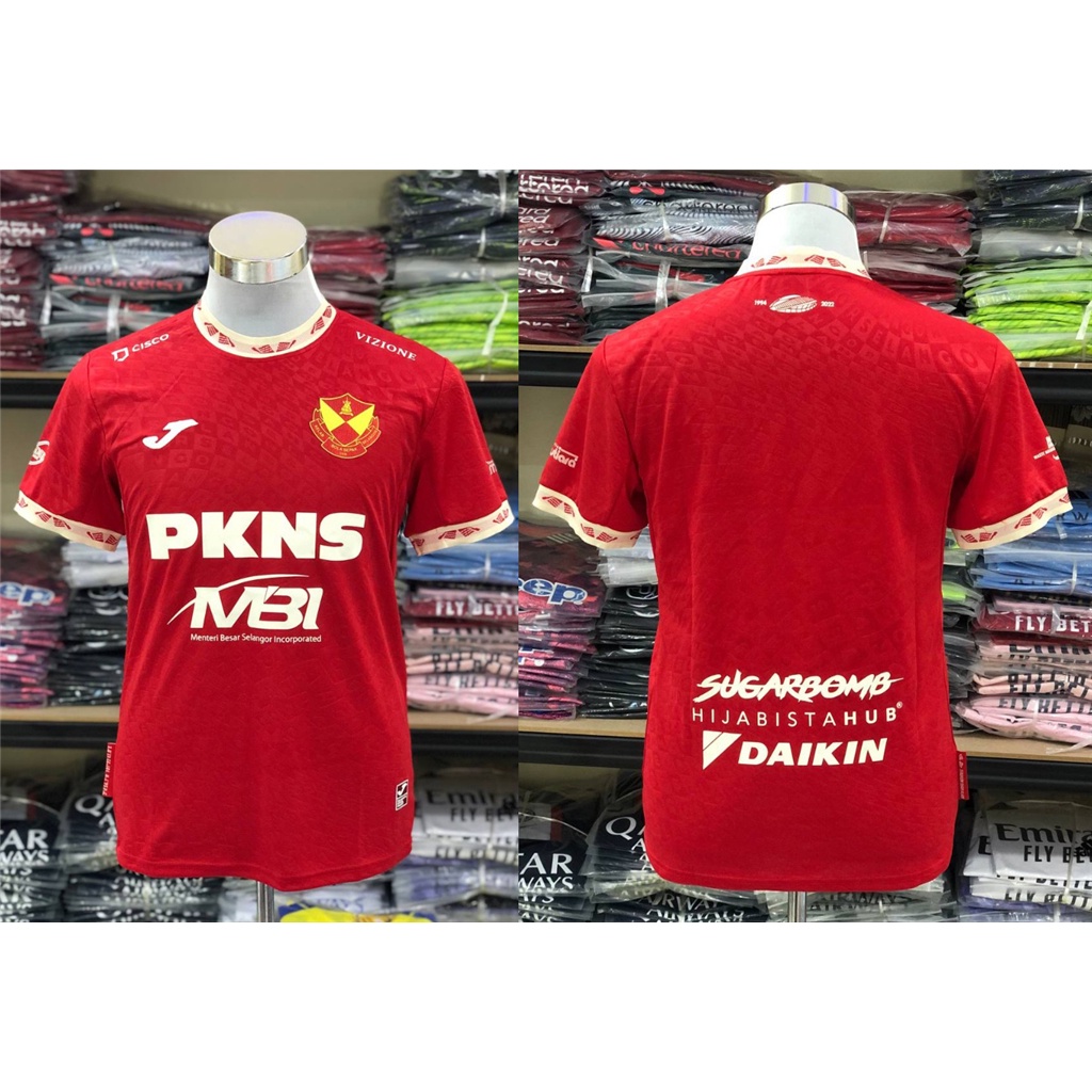 Selangor FC, 2023 Player Issue, Home - Red | Shopee Malaysia