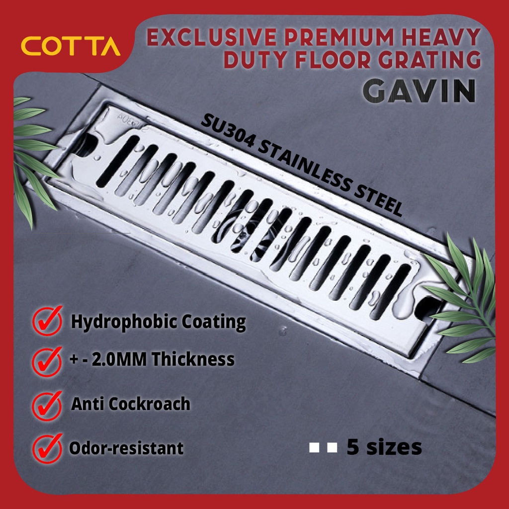 COTTA Gavin Floor Grating Trap Cover Tile Insert Trap Anti Smell Anti ...