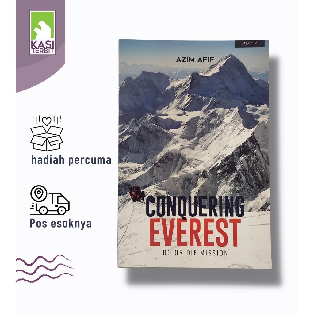 Conquering Everest Do or Die - Azim Afif - how writer feel on conquering everest | Shopee Malaysia