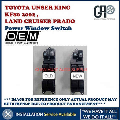 TOYOTA UNSER KING KF80 2002"-,LAND CRUISER PRADO POWER WINDOW MAIN ...