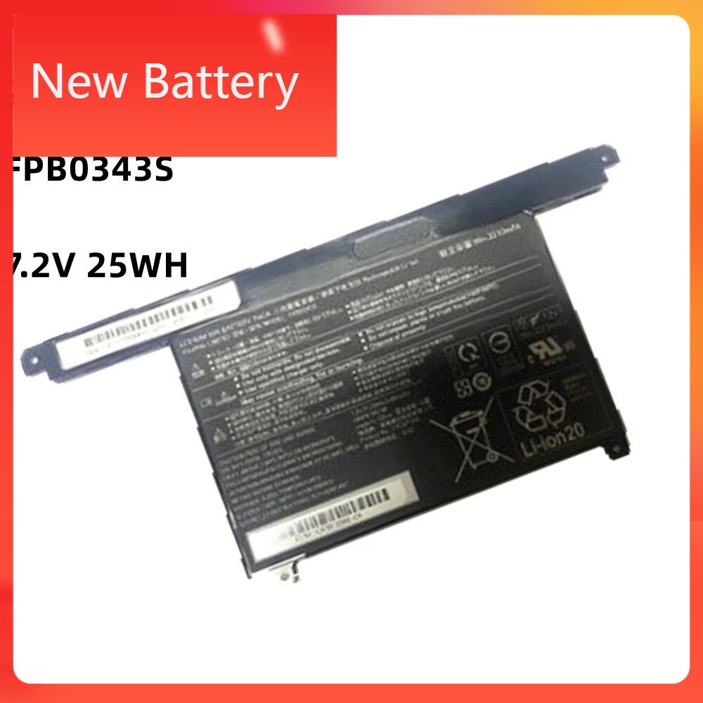New 7.2V 3490mAh 25Wh FPB0343S FPCBP544 Battery Apply to Fujitsu UH-X ...