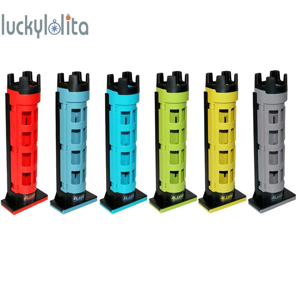 Fishing Box Rod Stand Fishing Rod Barrel Holder Fishing Box Pole ...