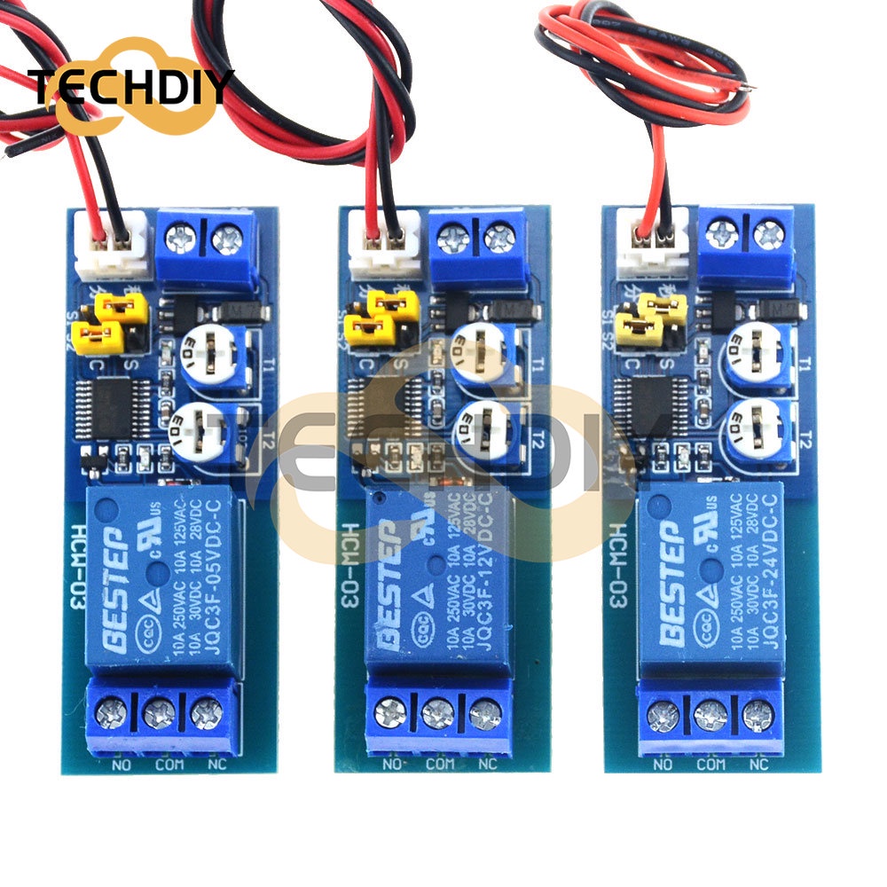 DC 5V 12V 24V Infinite Cycle Delay Timing Time Relay Timer Control ON-OFF Loop Switch Module ...