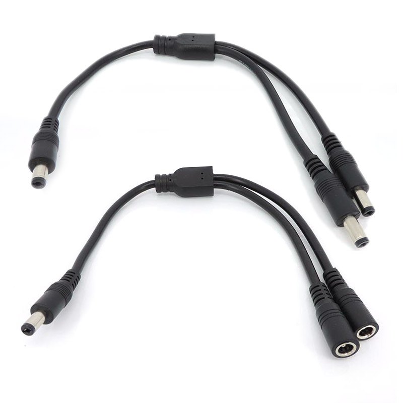 10A 18awg 19V 24V 12v 2 way DC 1 male to 2 male female Splitter ...