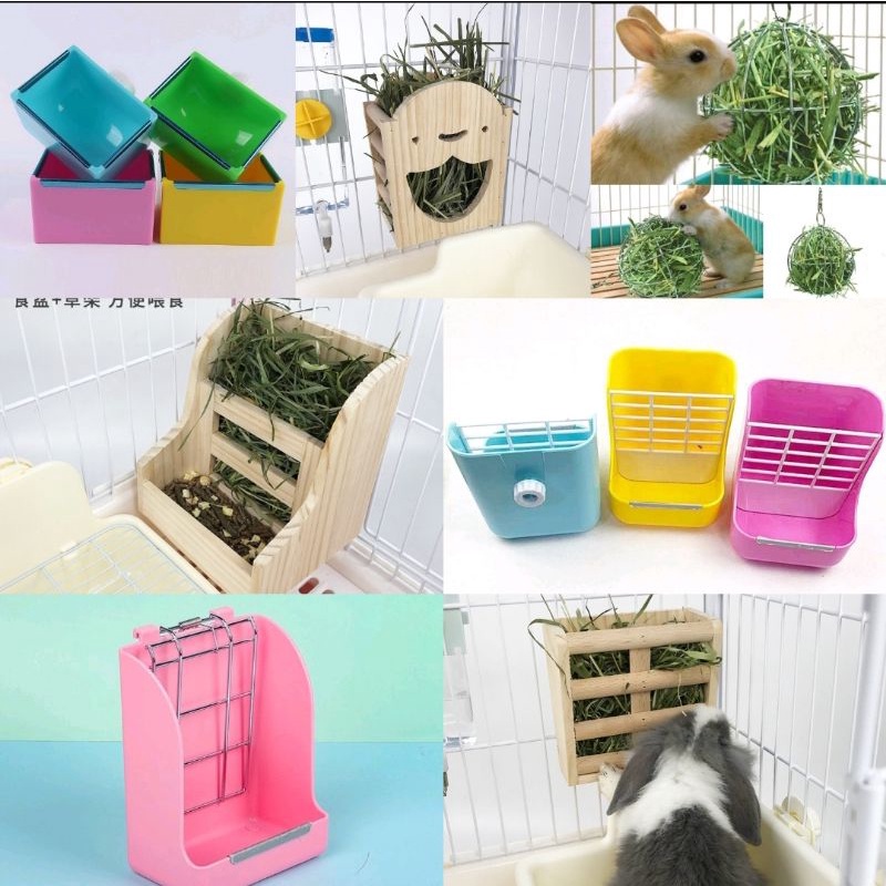 🔥Ready Stock🔥Hay Feeder for Rabbit, Guinea Pig Chinchilla - Minimize ...