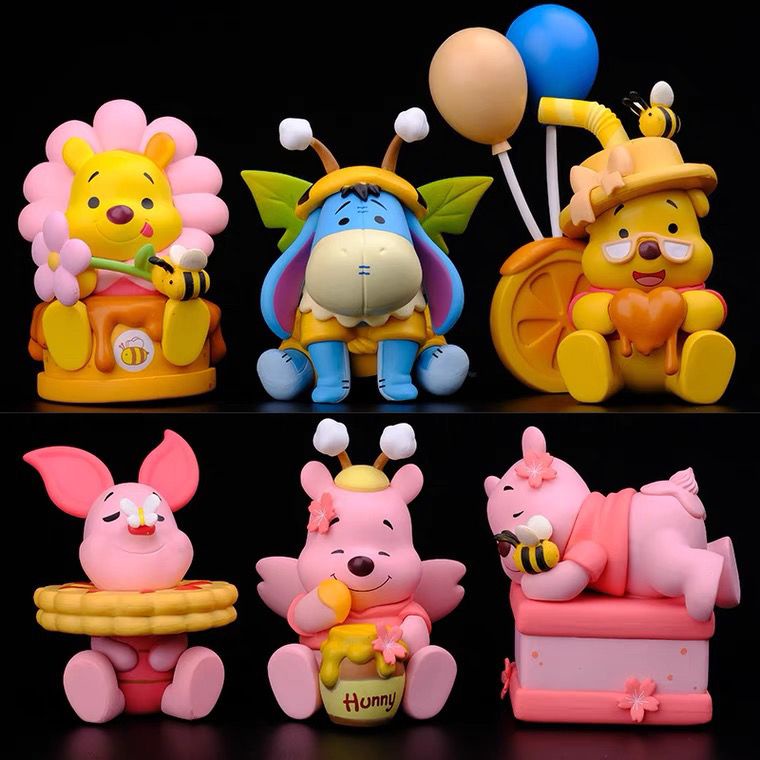 6 Styles Winnie the Pooh Ornaments Honey Pot Gourmet Series Eeyore ...