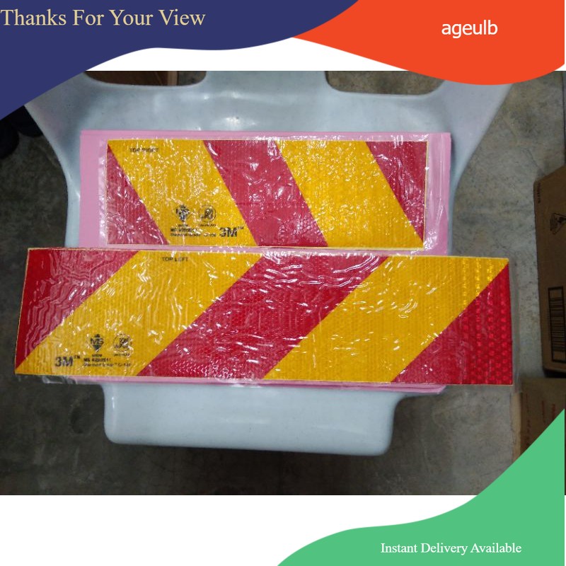 Lorry Reflective Tape. Sticker Lori Merah Kuning | Shopee Malaysia