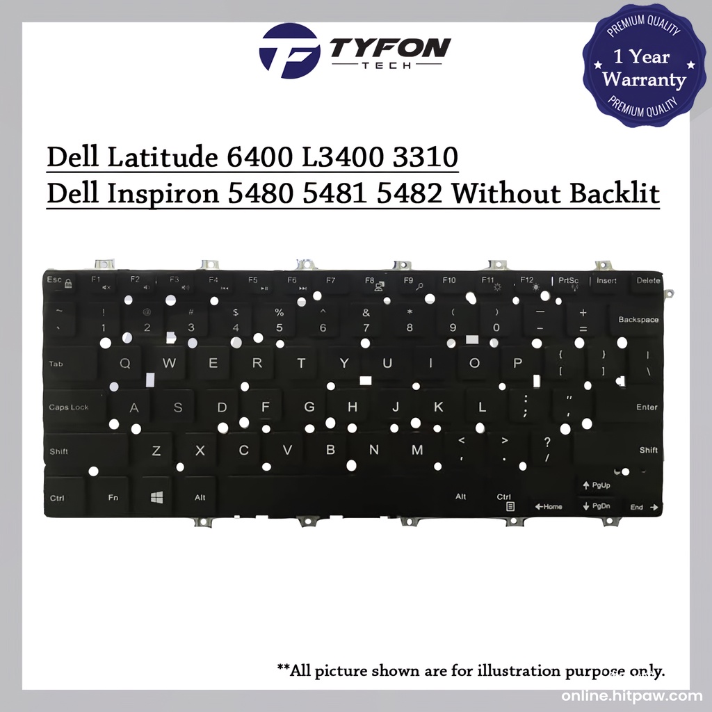 Dell Latitude 3400 L3400 3310 3390 Inspiron 13-7386 7586 P92G P91G ...