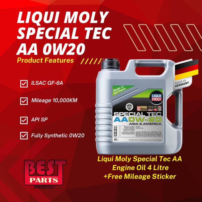 Liqui Moly SPECIAL TEC AA 5W30 0W20 SP Fully Synthetic Engine Oil ...