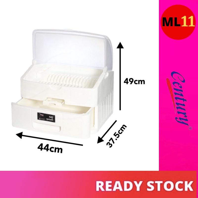 CENTURY (1 Layer) Dish Drainer With Cover / Dish Rack / Dish Storage ...