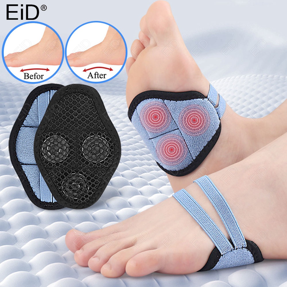 Magnetic Foot Arch Support Flat Foot Insoles Flat Feet Corrector ...