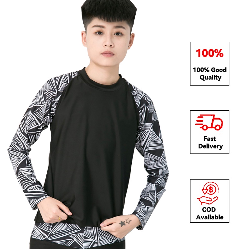Swimsuit Two Piece long sleeve Swimmingwear Chest Binder Swimwear ...