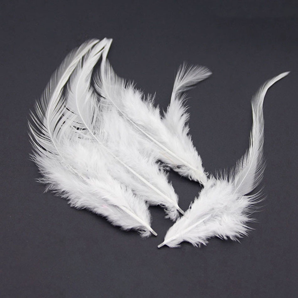 50/100Pieces DIY artificial Plume White Pheasant Feathers Crafts ...
