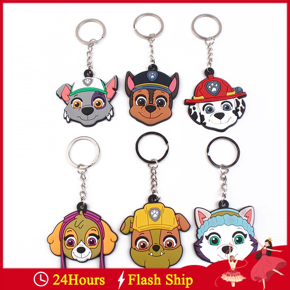 Paw Patrol Keychain Boys Girls Skye Chase Key Rings Toys | Shopee Malaysia