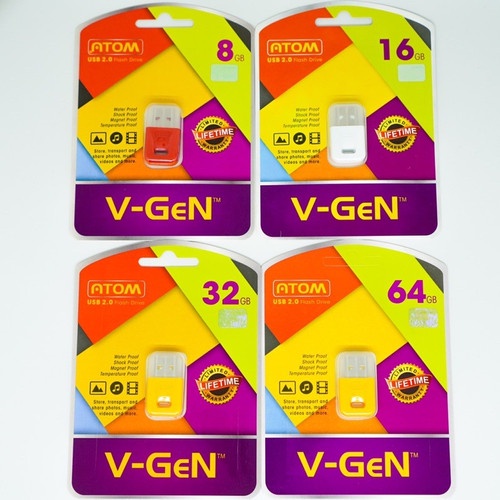 V-gen ATOM FLASH DISK BOP USB VGEN 8GB 16GB 32GB 64GB ORIGINAL VGEN ...