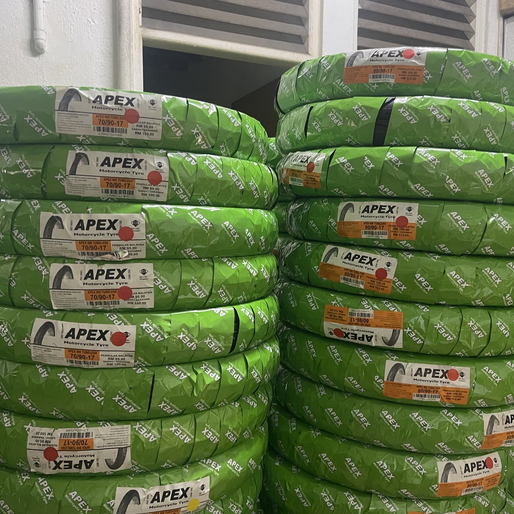 APEX TYRE TIRE MOTORSIKAL TIRE 17INCH 17 INCHI APEX900 A900 TUBELESS ...