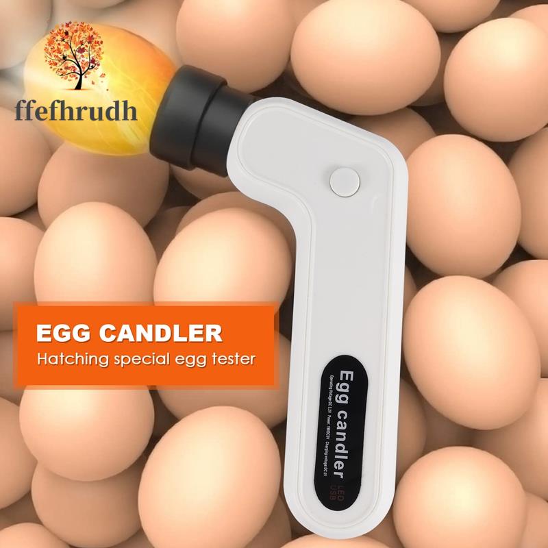 Egg Candler Tester Rechargeable Wireless Cool Light Incubator Candling ...