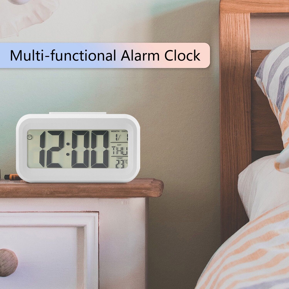 Digital Alarm Clocks with Temperature and Humidity Display Built in ...