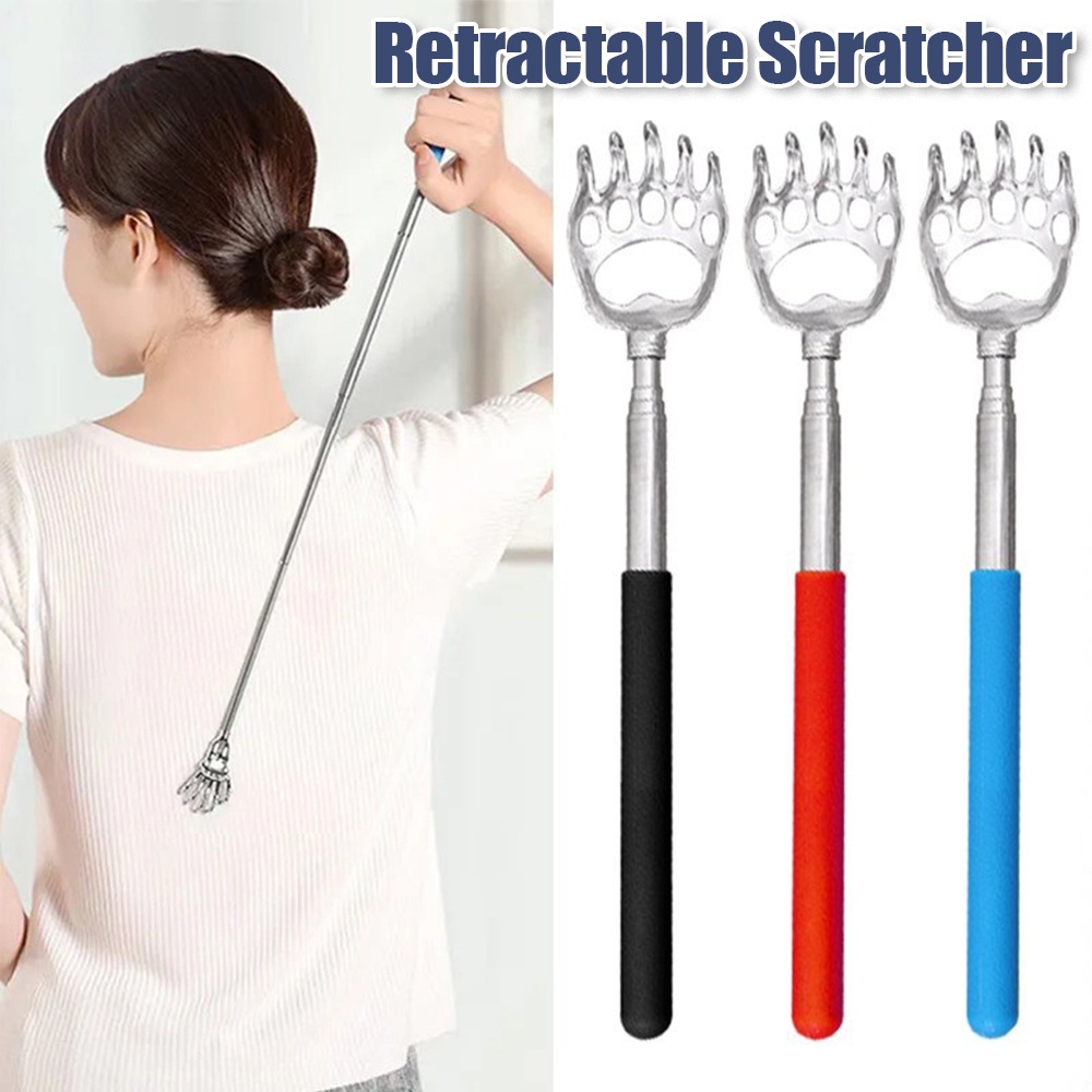 Stainless Steel Bear Claw Retractable Tickling Rake Scraper Massage ...
