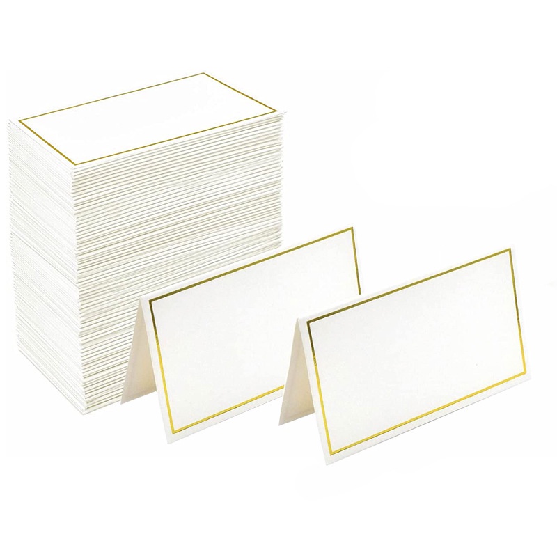 50Pcs Clear Acrylic Table Place Card Wedding Blank Rectangle Seating ...