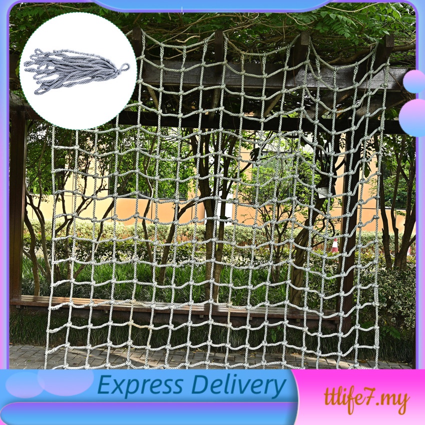 Children Climbing Nets Safety Cargo Rope Heavy-Duty Outdoor Tree House ...