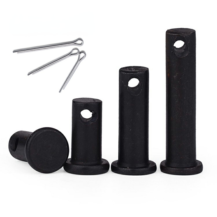M8/M10/M12 perforated pin shaft, flat head cylindrical perforated pin ...