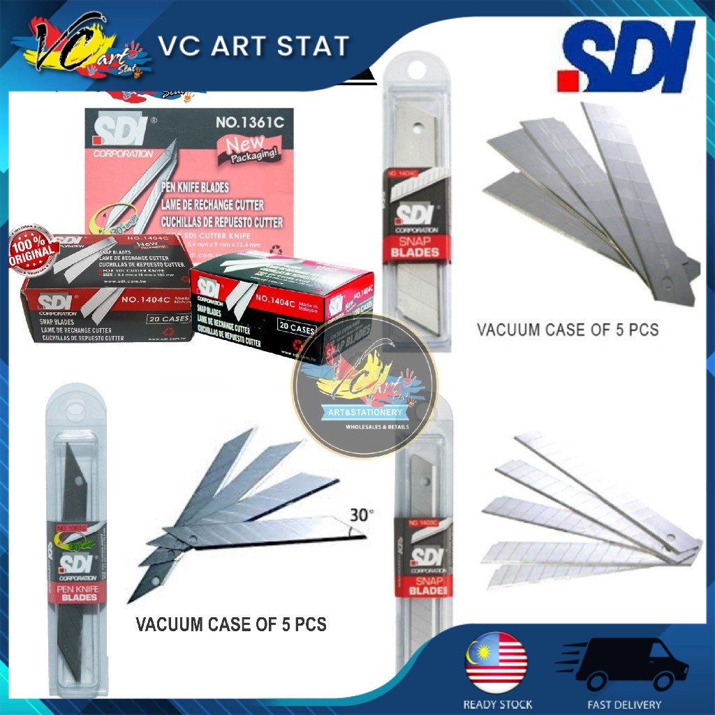 SDI Snap Blade / Refill for SDI Cutter (1361C / 1404C / 1403C) - 30 ...