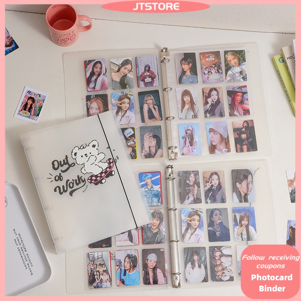 Photocard Binder A4 Loose-leaf Album Nine Grid 3inch Polaroid Storage ...