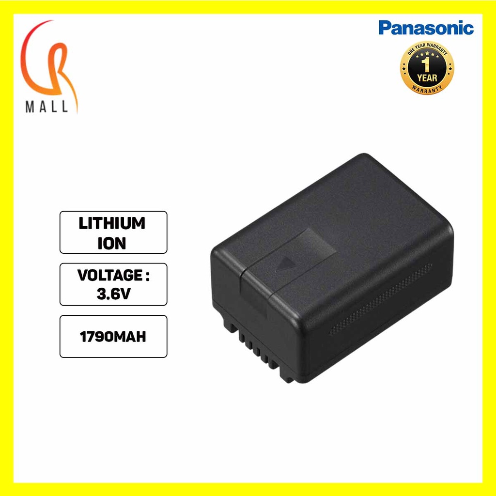 Panasonic 3.6V VW-VBK180 Lithium-Ion Battery Pack | Shopee Malaysia