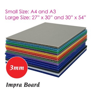 [Large Size 5pcs] PP Impra Board | 27x30 30x54 | Polypropylene PP ...