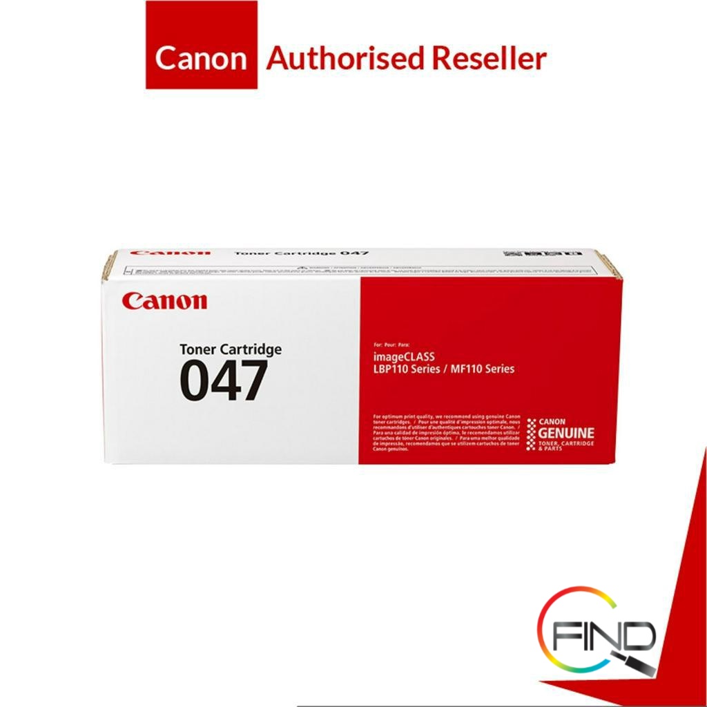 Canon 047 Black Toner Cartridge for LBP113w/MF113w Printer | Shopee ...