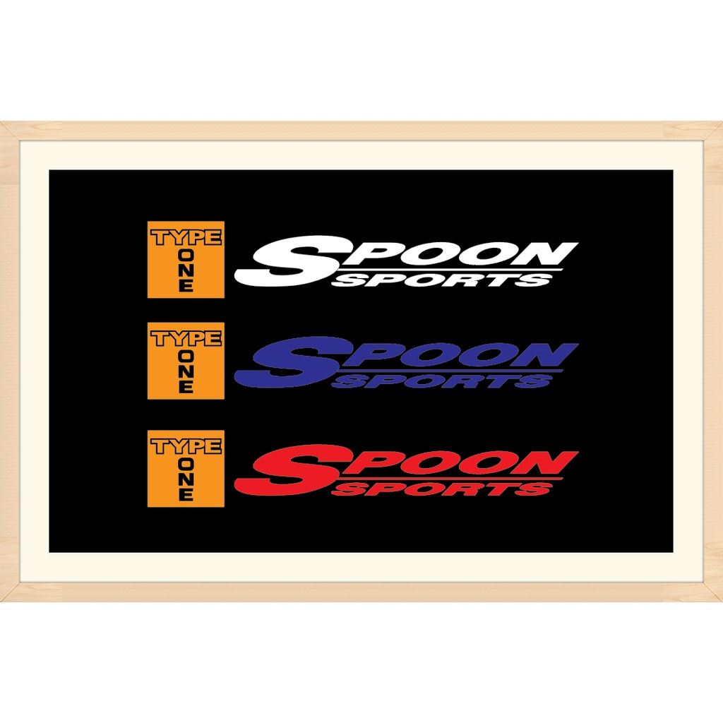 Sticker Spoon Honda Civic EK EG GD GE GK CRZ Fit Jazz Stiker | Shopee ...