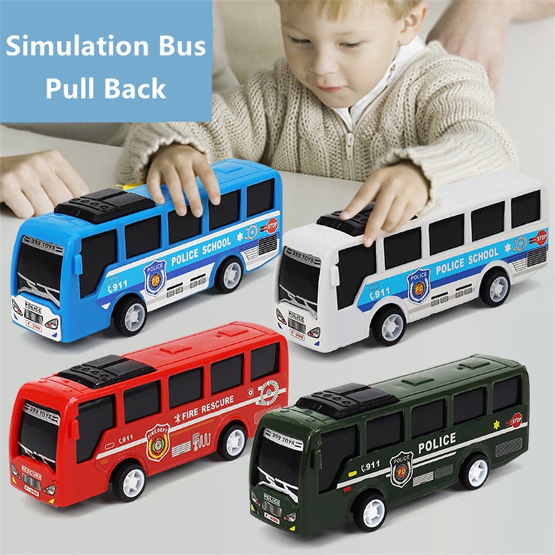 Simulation Bus Toys/Children'S Plastic Random Bus Model/Transport Doll ...