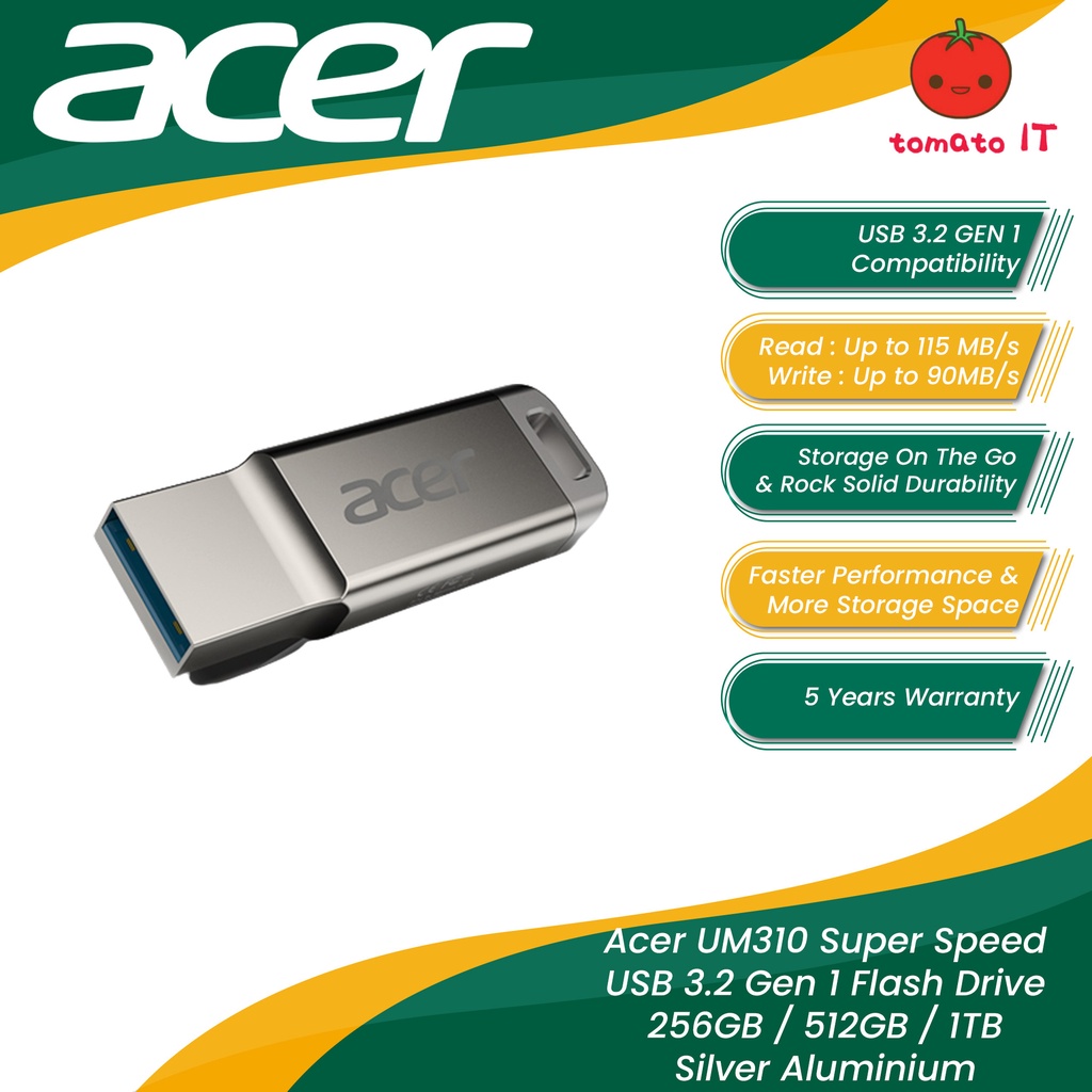 Acer UM310 SuperSpeed USB 3.2 Gen 1 Flash Drive | Shopee Malaysia