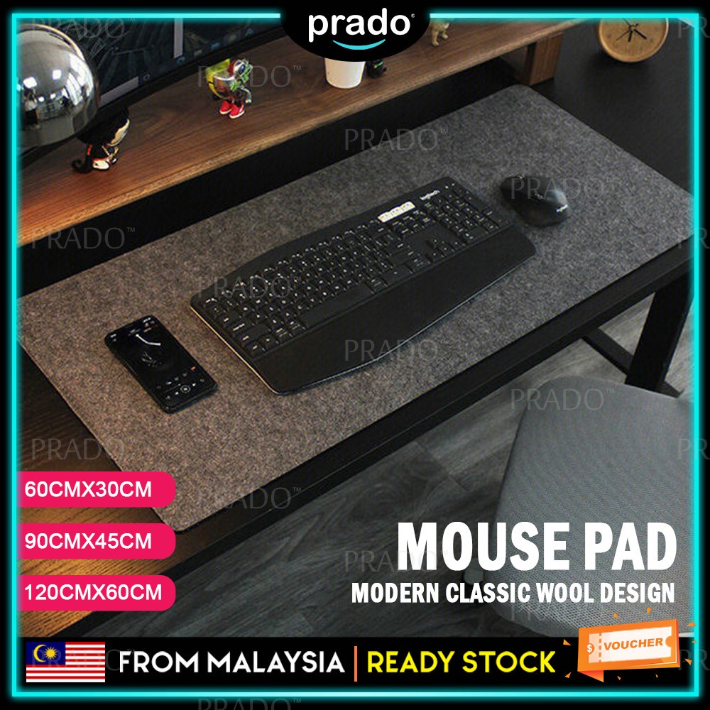PRADO Large Anti Slip Mouse Pad Pro Gaming Home Office Desk Keyboard ...