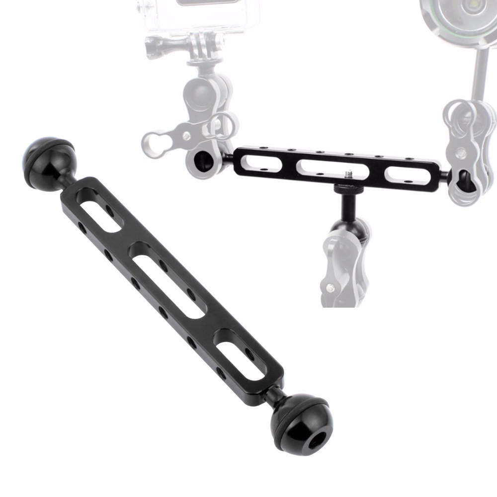 XT-XINTE Aluminum Alloy SLR Camera Diving Extention Arm with 1inch Ball ...