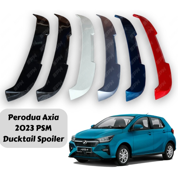 Perodua Axia 2023 Spoiler Ducktail Spoiler PSM Duck Tail Rear Spoiler ...