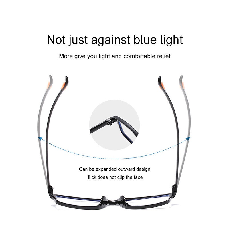 Fashionable Small Square Frame Anti-skid Reading Eyeglasses Suitable ...