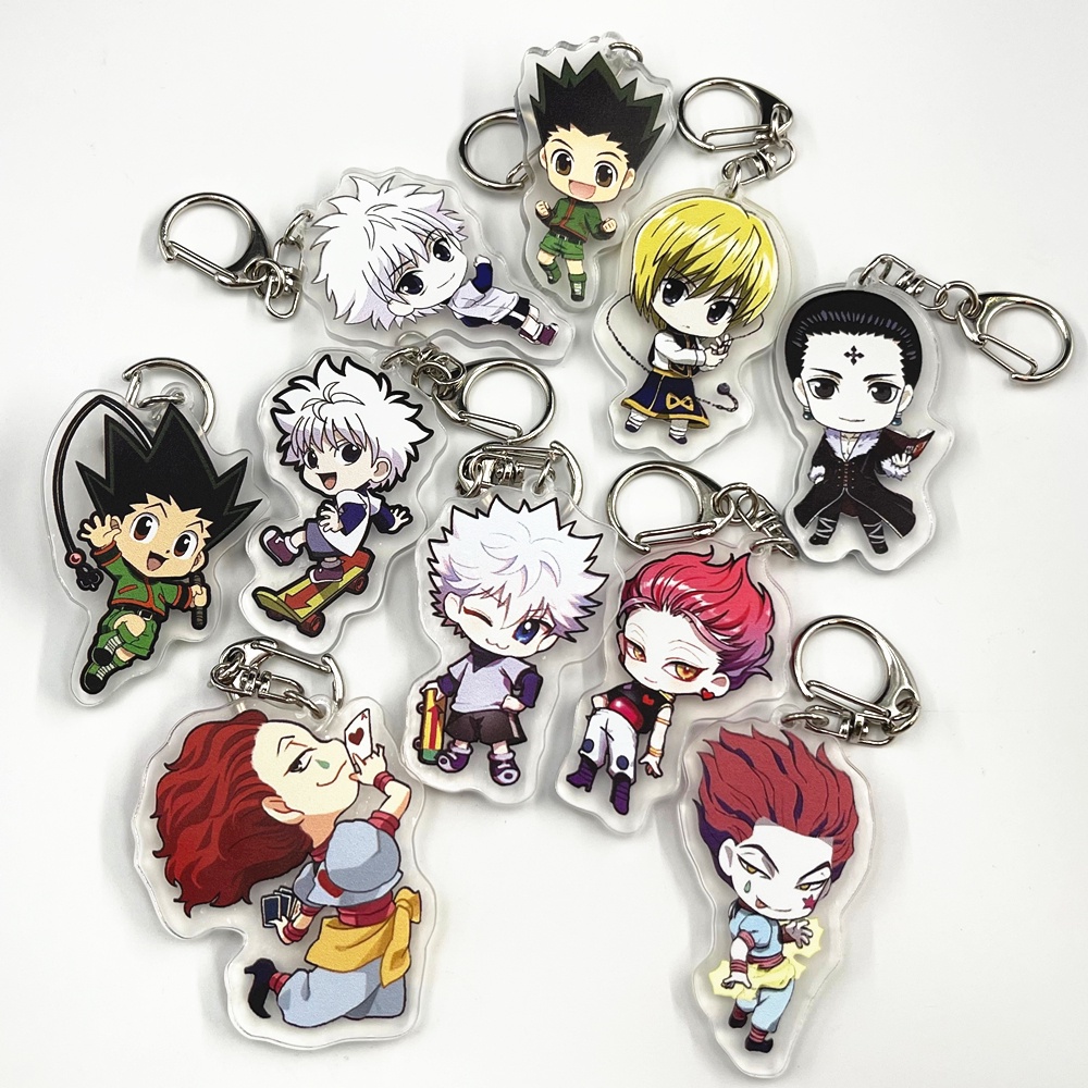 Anime Hunter x Hunter Hisoka Kurapika Killua Zoldyck Acrylic Figure ...